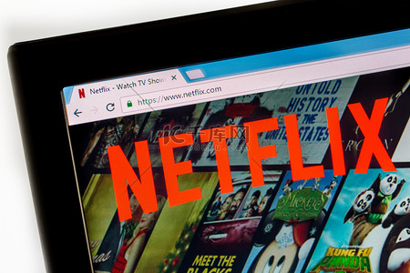 法国巴黎-2016 年 12 月 15 日：Netflix 网站主页。 高清摄影大图-千库网