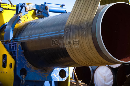 管道施工。高清摄影大图-千库网