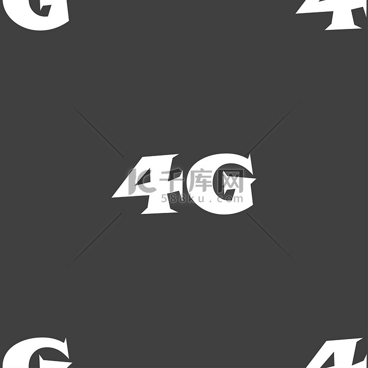 4G 标志图标。高清摄影大图-千库网