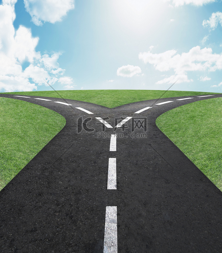 条条大路通罗马。高清摄影大图-千库网