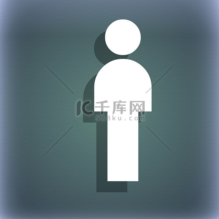 人类标志图标。高清摄影大图-千库网