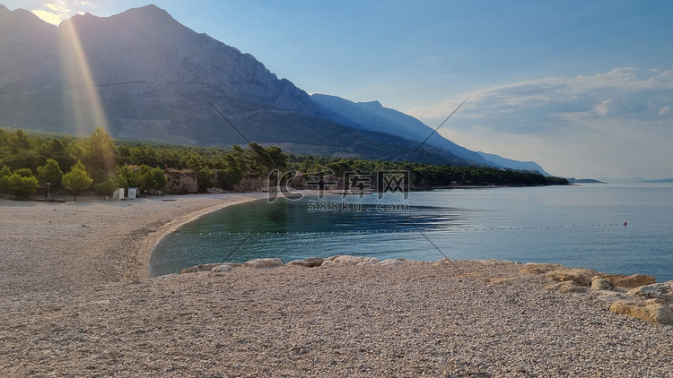 美丽的亚得里亚海海岸。高清摄影大图-千库网