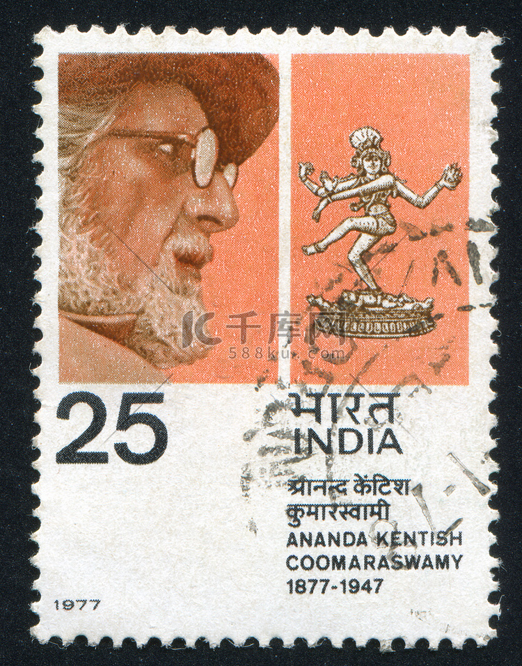 阿南达·肯特什·库马拉斯瓦米和跳舞的湿婆高清摄影大图-千库网