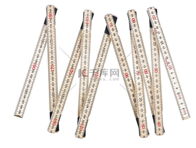 折叠尺高清摄影大图-千库网