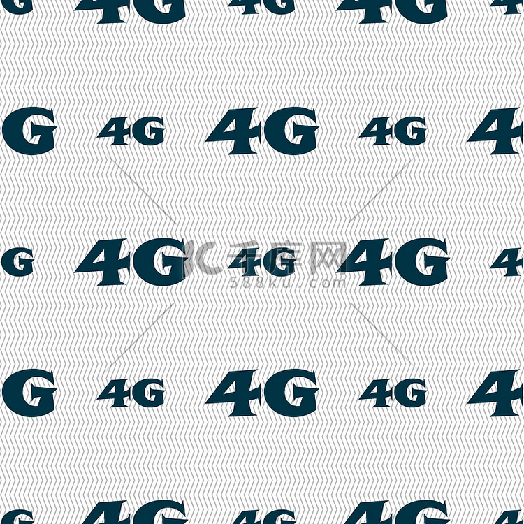 4G 标志图标。高清摄影大图-千库网