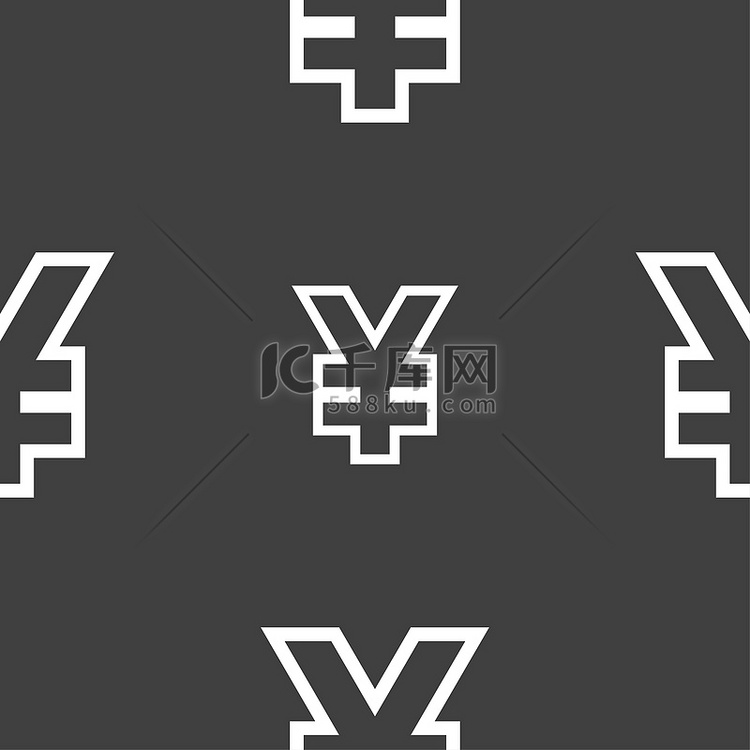 日元日元图标标志。高清摄影大图-千库网