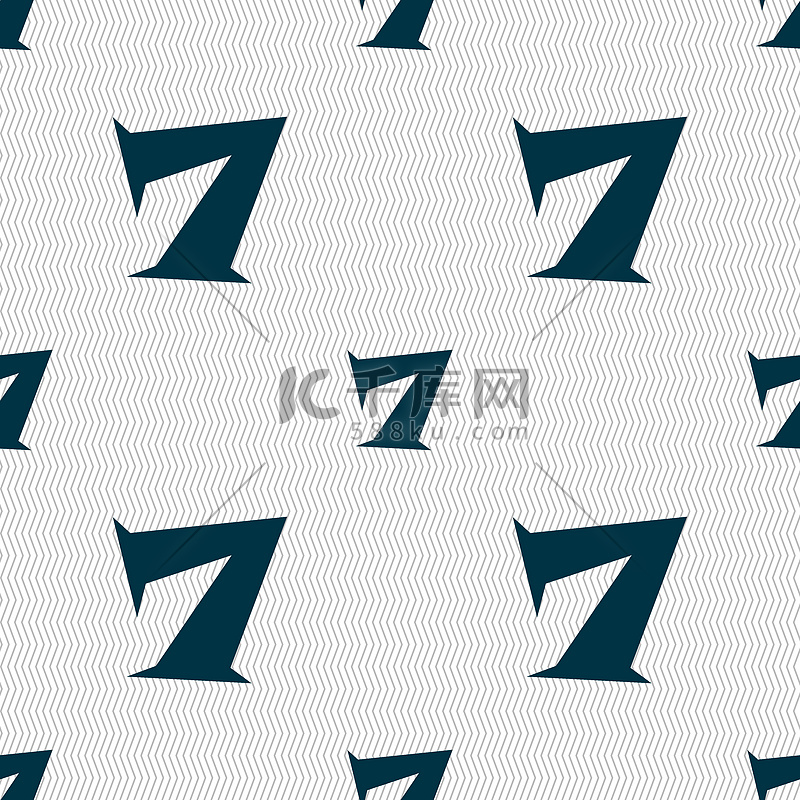 七号图标标志。高清摄影大图-千库网