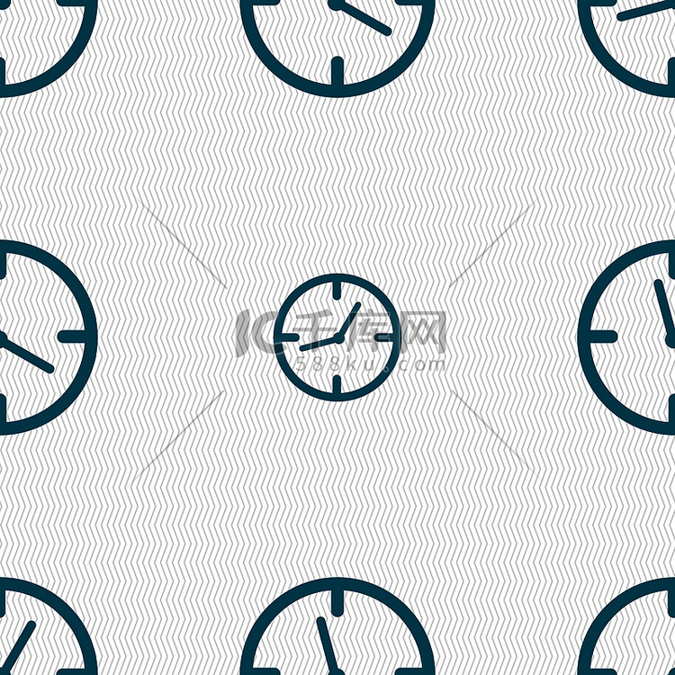 时钟时间标志图标。高清摄影大图-千库网