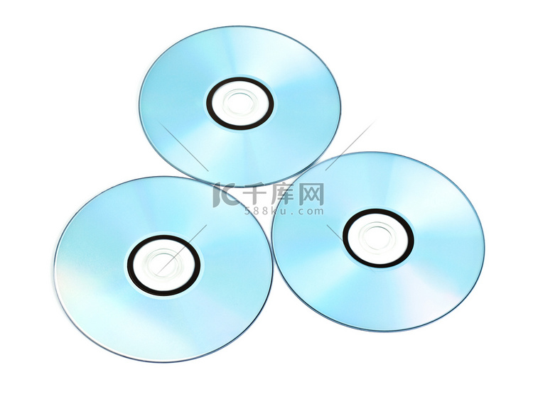 可打印的 DVD 隔离在白色高清摄影大图-千库网