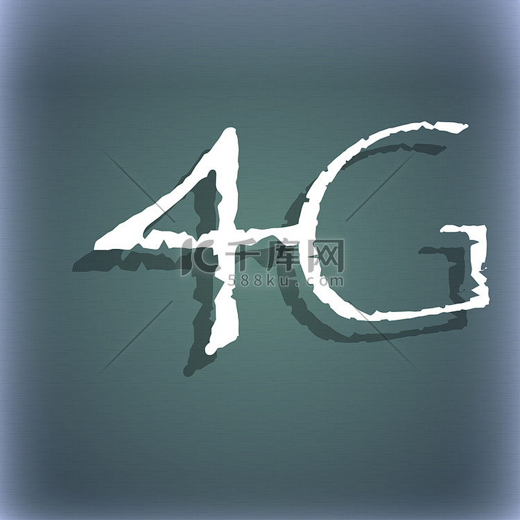 4G 标志图标。高清摄影大图-千库网