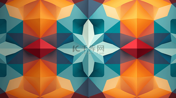 论文风格下的几何模型背景图片免费下载_海报banner/高清大图_千库网(图片编号6455109)