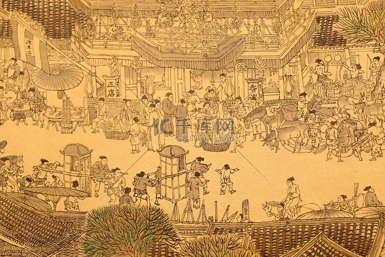 清明上河图高清摄影大图-千库网