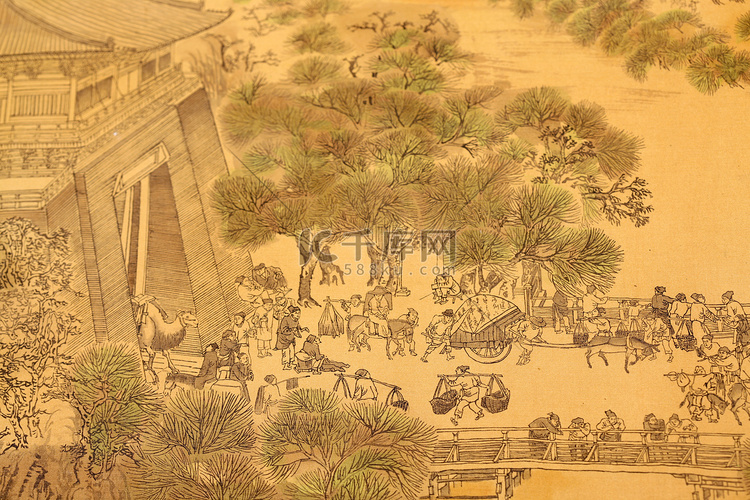 清明上河图高清摄影大图-千库网