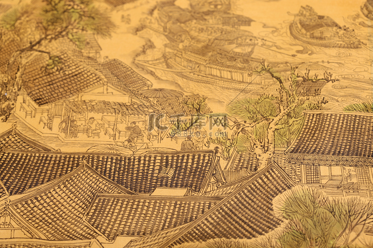 清明上河图高清摄影大图-千库网