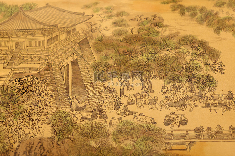 清明上河图高清摄影大图-千库网