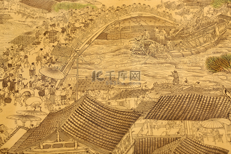 清明上河图高清摄影大图-千库网