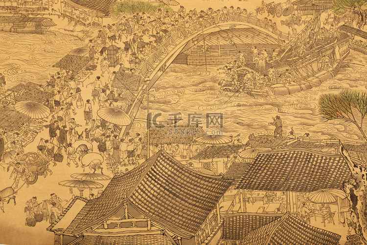 清明上河图高清摄影大图-千库网
