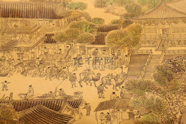 清明上河图高清摄影大图-千库网