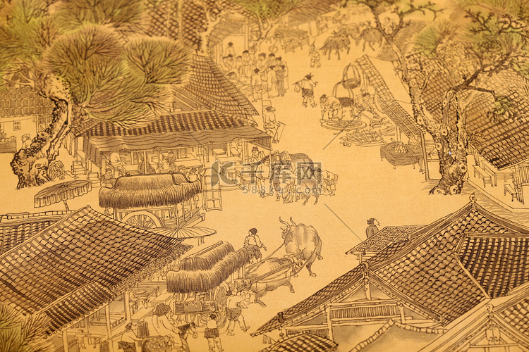 清明上河图高清摄影大图-千库网