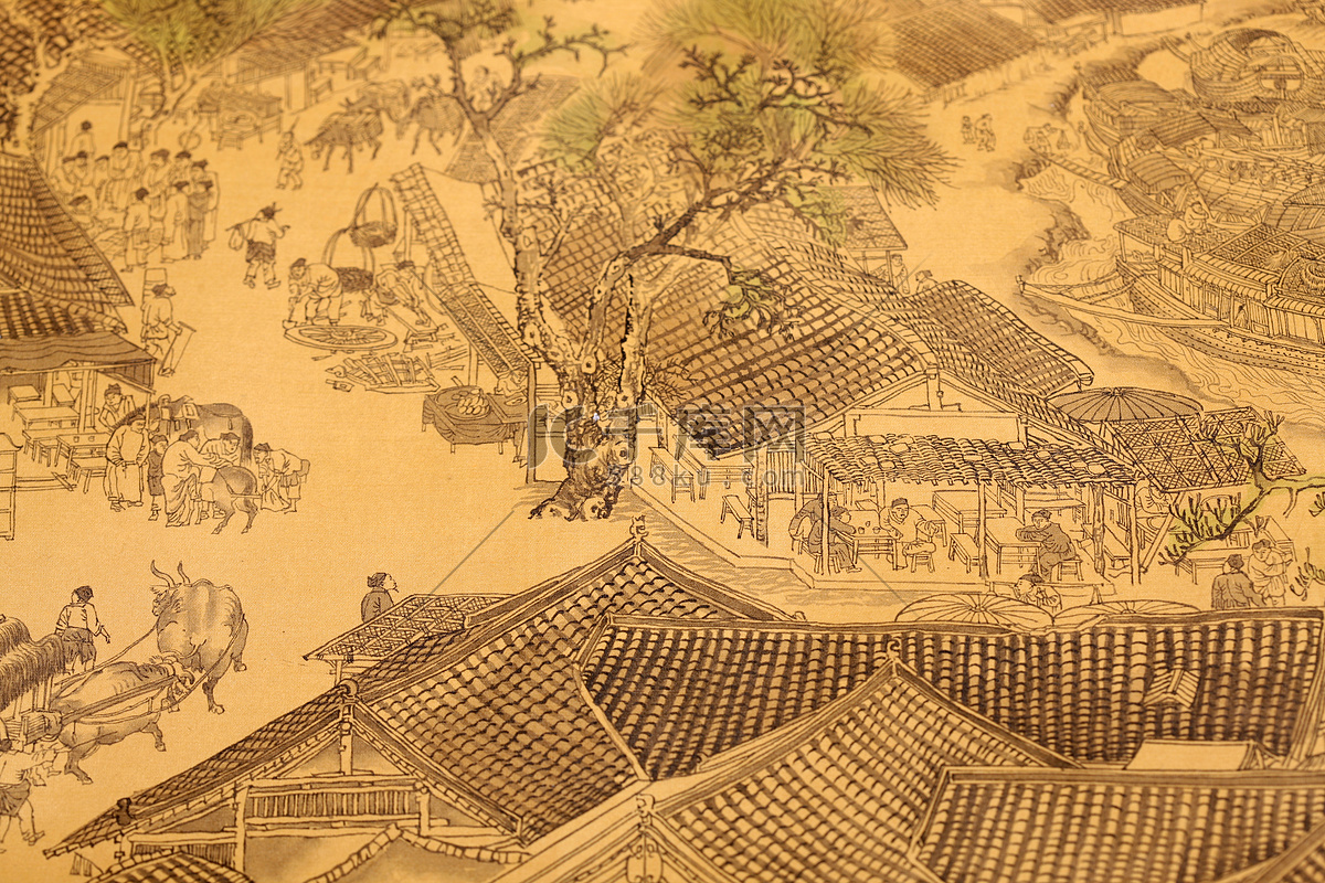 清明上河图高清摄影大图-千库网