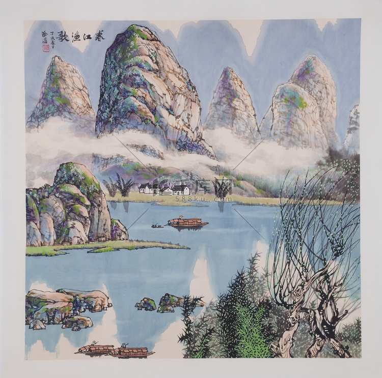 国画高清摄影大图-千库网