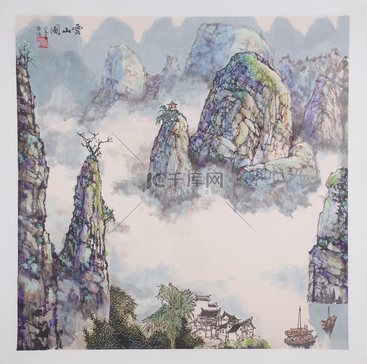 国画高清摄影大图-千库网