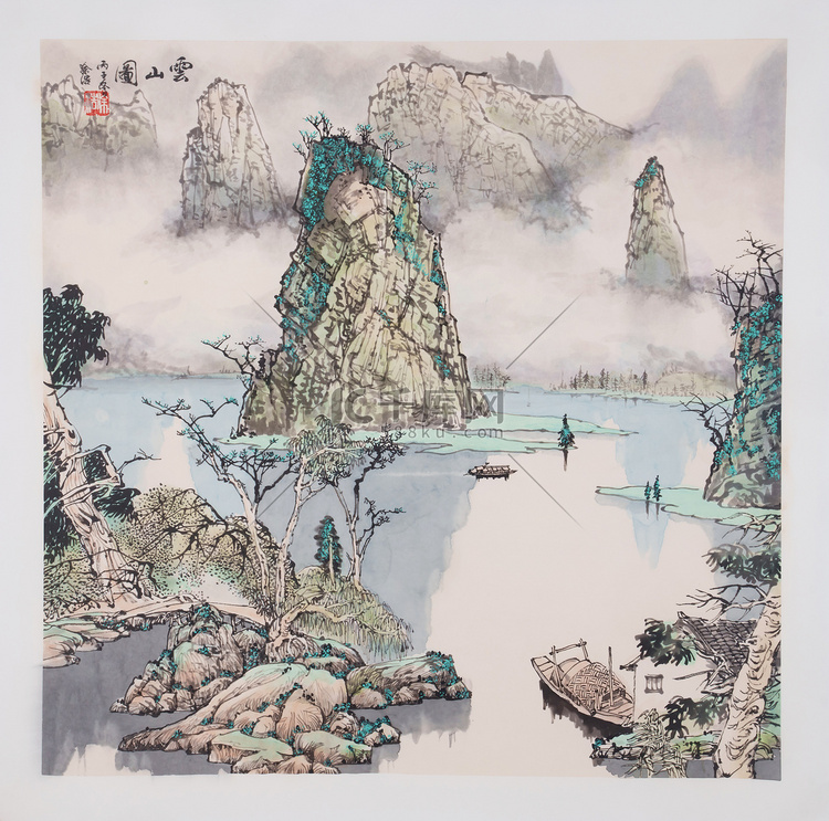 国画高清摄影大图-千库网