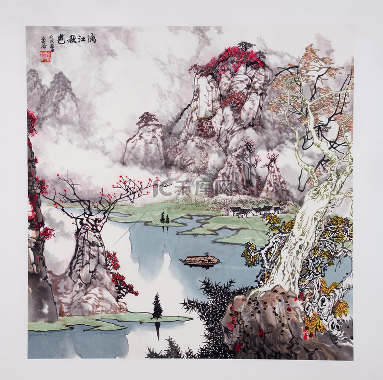 国画高清摄影大图-千库网