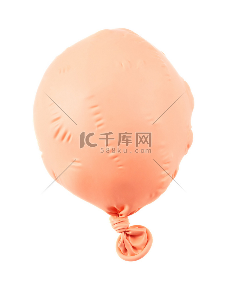 Deflated balloon isolated高清摄影大图-千库网