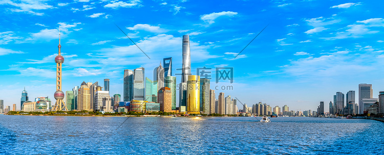 上海陆家嘴全景高清摄影大图-千库网