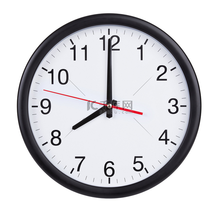 8 上午拨时钟高清摄影大图-千库网