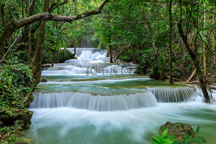 Huai Mae Khamin Waterfall Level 1, Khuean Srinagarindra National Park ...