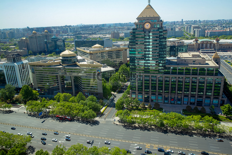 长安街街景高清摄影大图-千库网