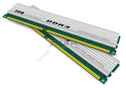 ddr3 内存模块高清摄影大图-千库网