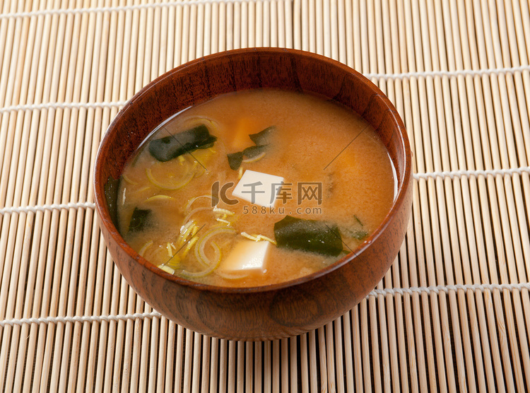 Miso soup高清摄影大图-千库网