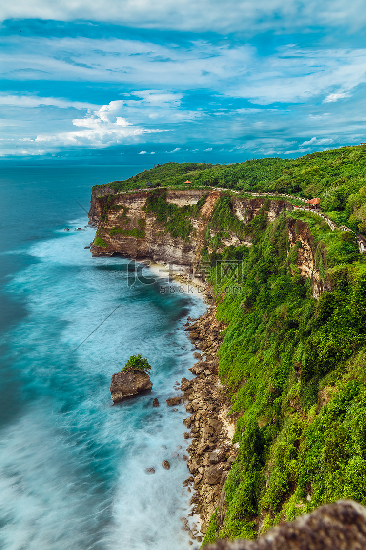 印度尼西亚， 巴厘岛： 普拉卢胡尔乌鲁瓦图， 顶级海景高清摄影大图-千库网
