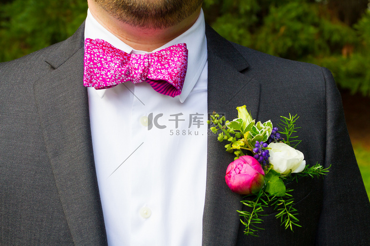 新郎时尚 Boutineer高清摄影大图-千库网