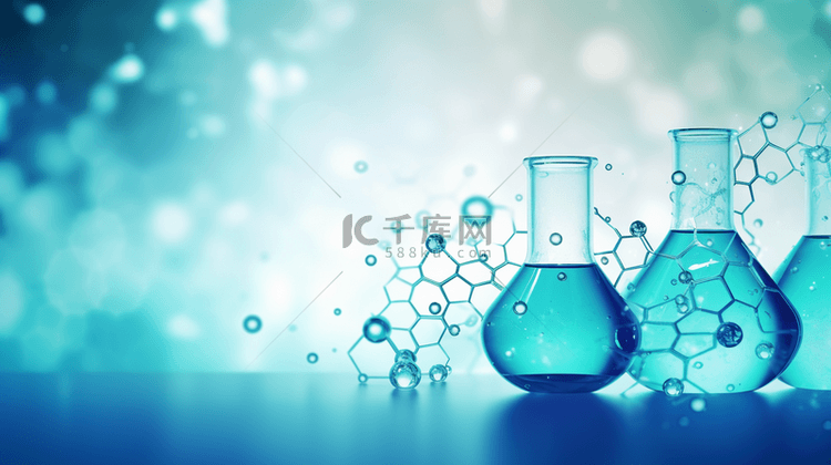 实验室玻璃容器简约背景5背景图片免费下载_海报banner/高清大图_千库网(图片编号6490801)