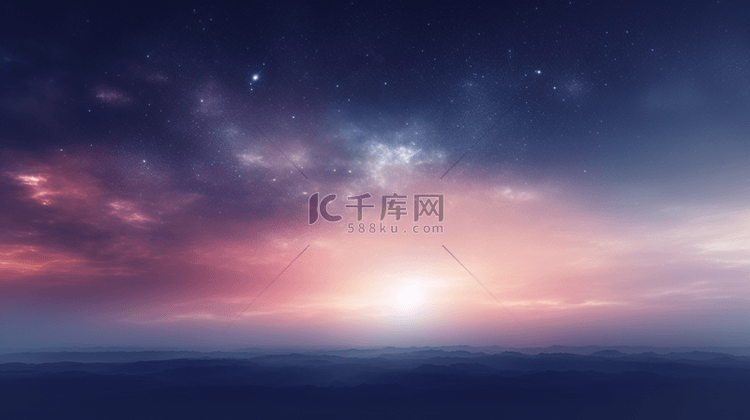 天空彩霞下云海背景3背景图片免费下载_海报banner/高清大图_千库网(图片编号6527802)