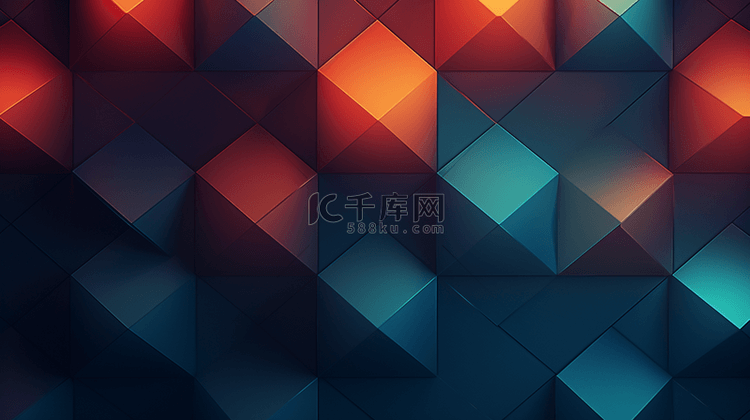 现实感优雅的几何模型背景图片免费下载_海报banner/高清大图_千库网(图片编号6532680)