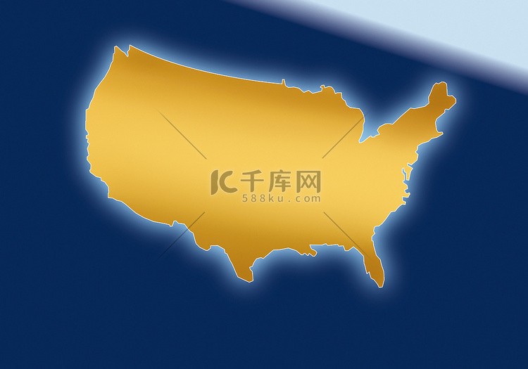美国地图高清摄影大图-千库网