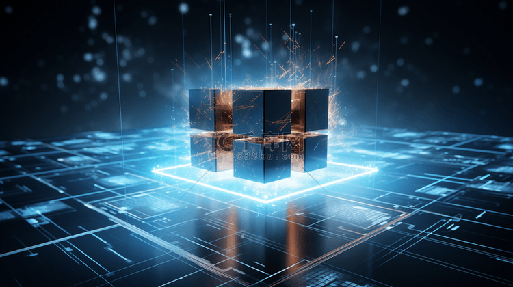 未来暗黑系科幻立体抽象几何背景16背景图片免费下载_海报banner/高清大图_千库网(图片编号6535355)