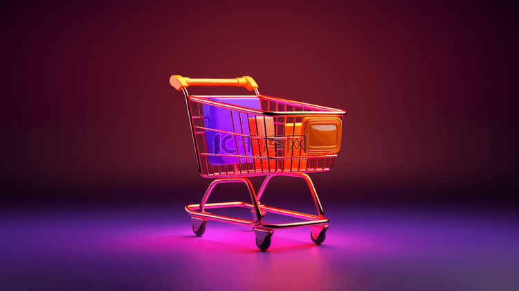 渐变现代感时尚简约购物车背景17背景图片免费下载_海报banner/高清大图_千库网(图片编号6545666)