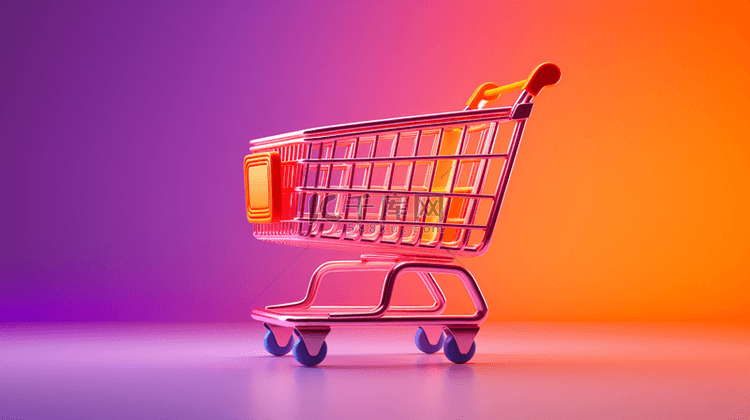 渐变现代感时尚简约购物车背景16背景图片免费下载_海报banner/高清大图_千库网(图片编号6545665)