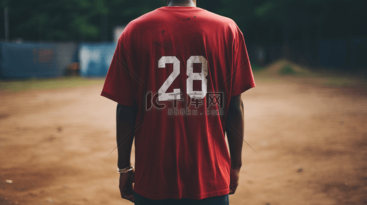 穿着28号球衣的男性高清摄影大图-千库网