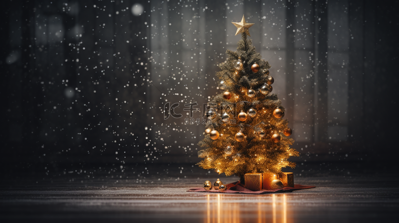 黑色系圣诞树商务创意背景35背景图片免费下载_海报banner/高清大图_千库网(图片编号6574333)