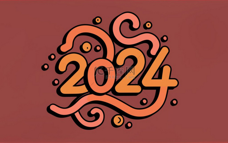 数字2024简约2024年新年数字20背景图片免费下载_海报banner/高清大图_千库网(图片编号6575169)