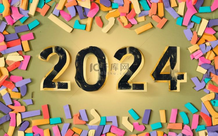 简约数字2024卡通2024数字背景图片免费下载_海报banner/高清大图_千库网(图片编号6576093)