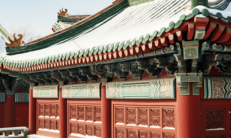 冬季故宫雪景摄影图24高清摄影大图-千库网