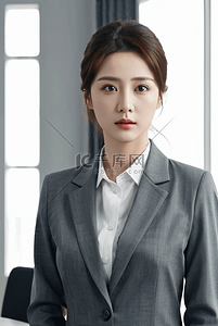 商务职场女性上半身摄影图8高清摄影大图-千库网